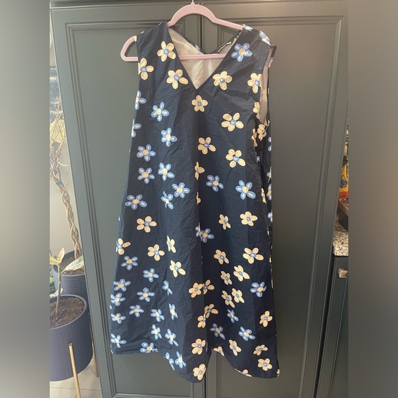 Uniqlo | Dresses | Uniqlo X Marimekko Vneck Flared Dress Cotton ...